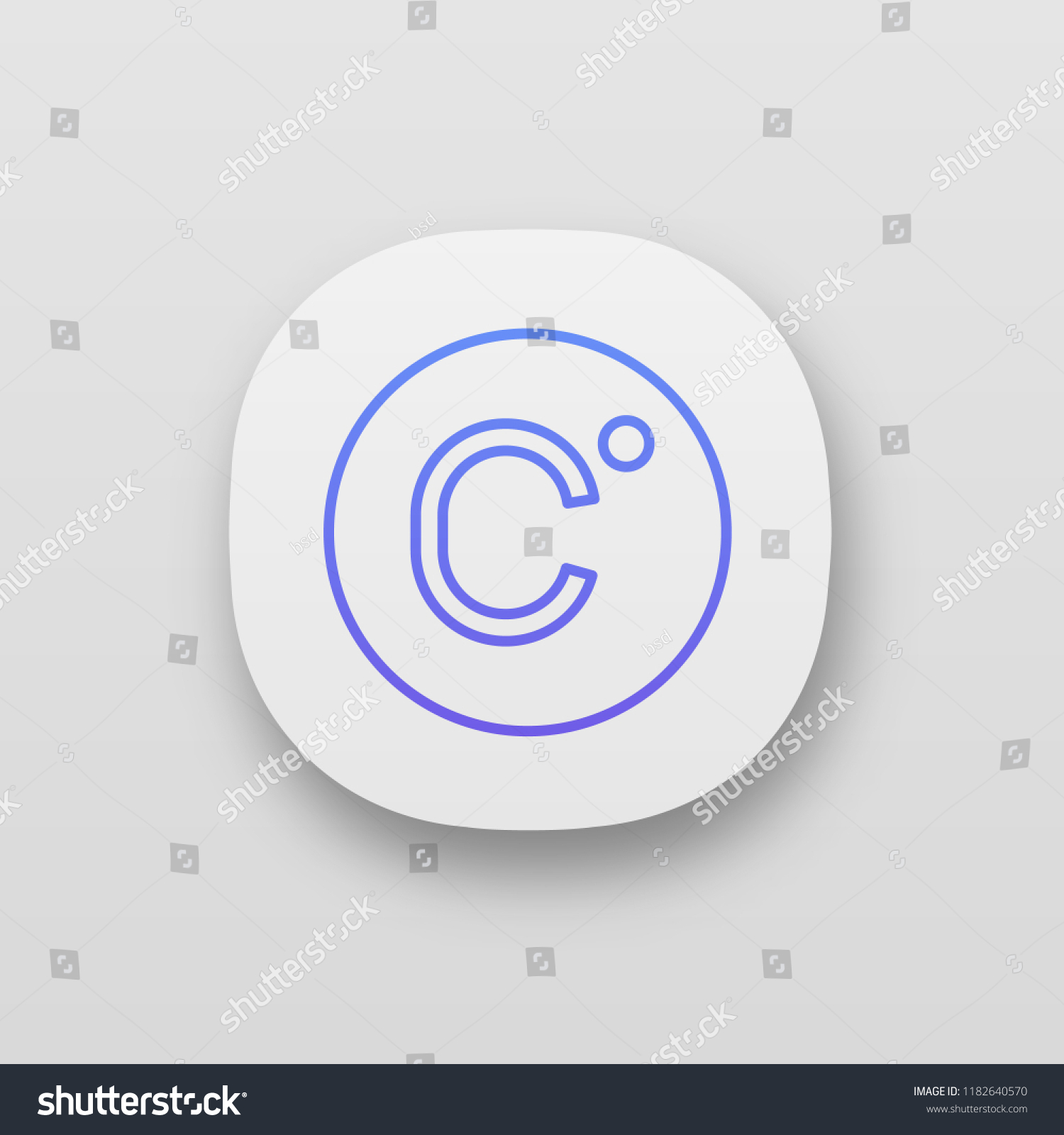 Celsius Degrees Temperature App Icon Centigrade: vector de stock (libre ... Celsius Degrees Temperature App Icon Centigrade: vector de stock (libre ...