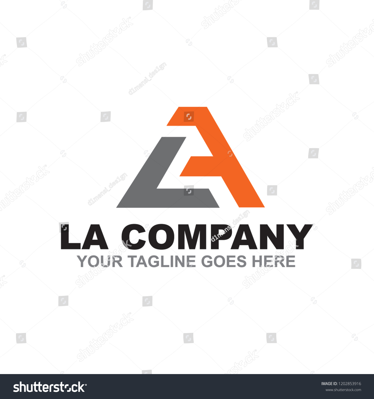 La Letter Logo Design Vector Template Stock Vector (Royalty Free ... La Letter Logo Design Vector Template Stock Vector (Royalty Free ...