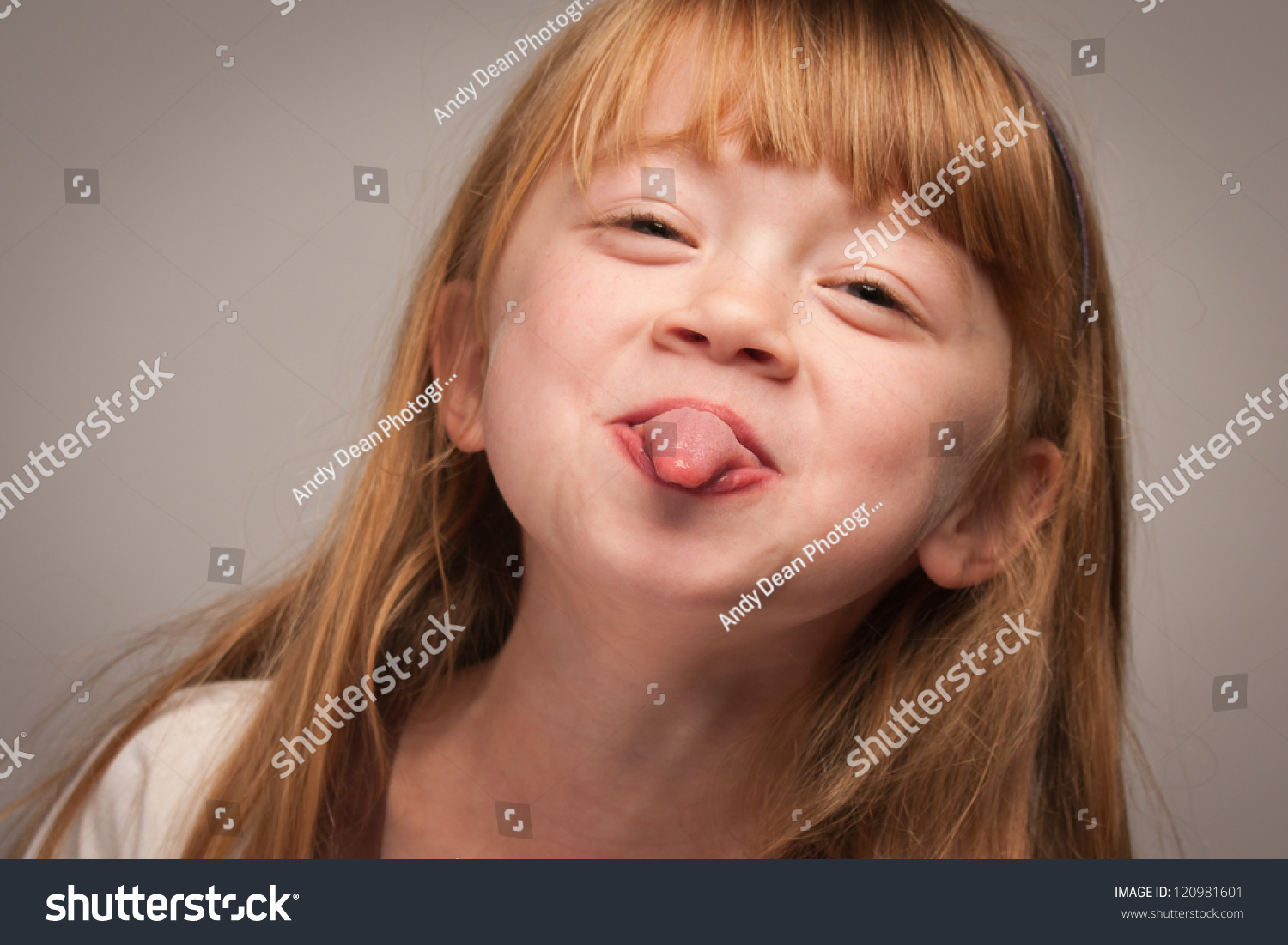 Fun Portrait Adorable Red Haired Girl Stock Photo 120981601 | Shutterstock