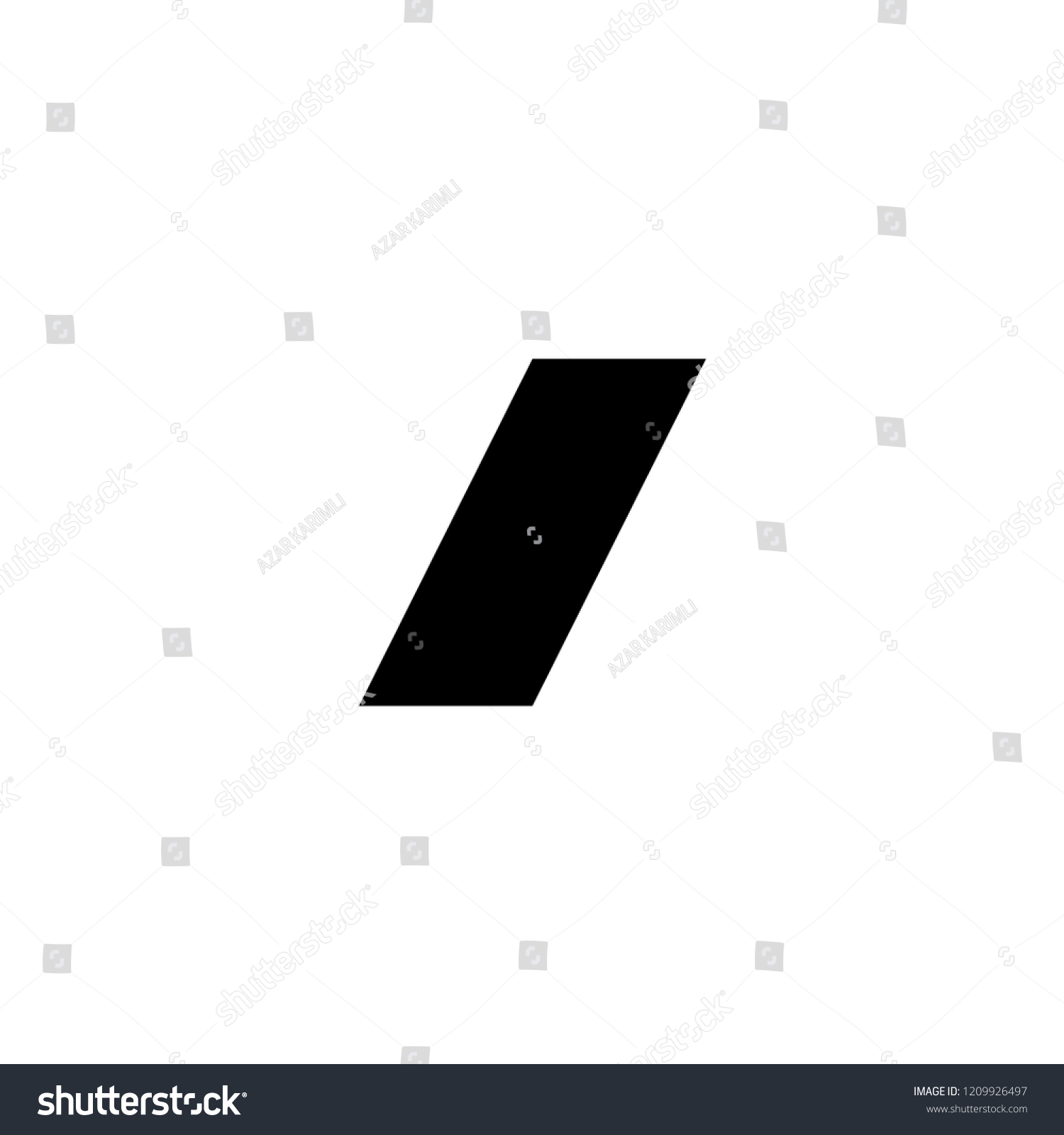 Parallelogram Black Vector Stock Vector (Royalty Free) 1209926497 ... Parallelogram Black Vector Stock Vector (Royalty Free) 1209926497 ...