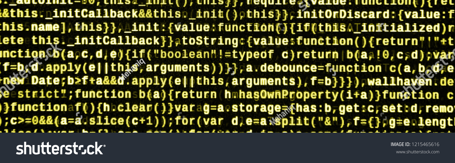 Computer Program Preview Programming Code Typing Stock Illustration ...