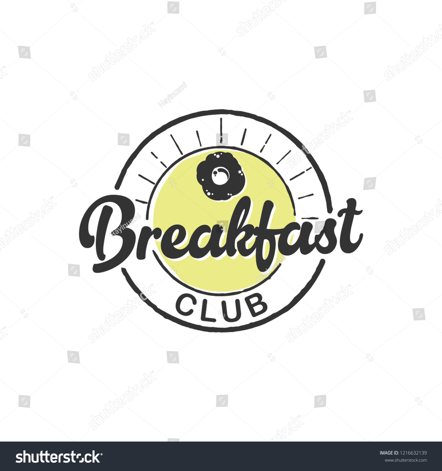Breakfast Logo Design Stock Vector (Royalty Free) 1216632139 | Shutterstock
