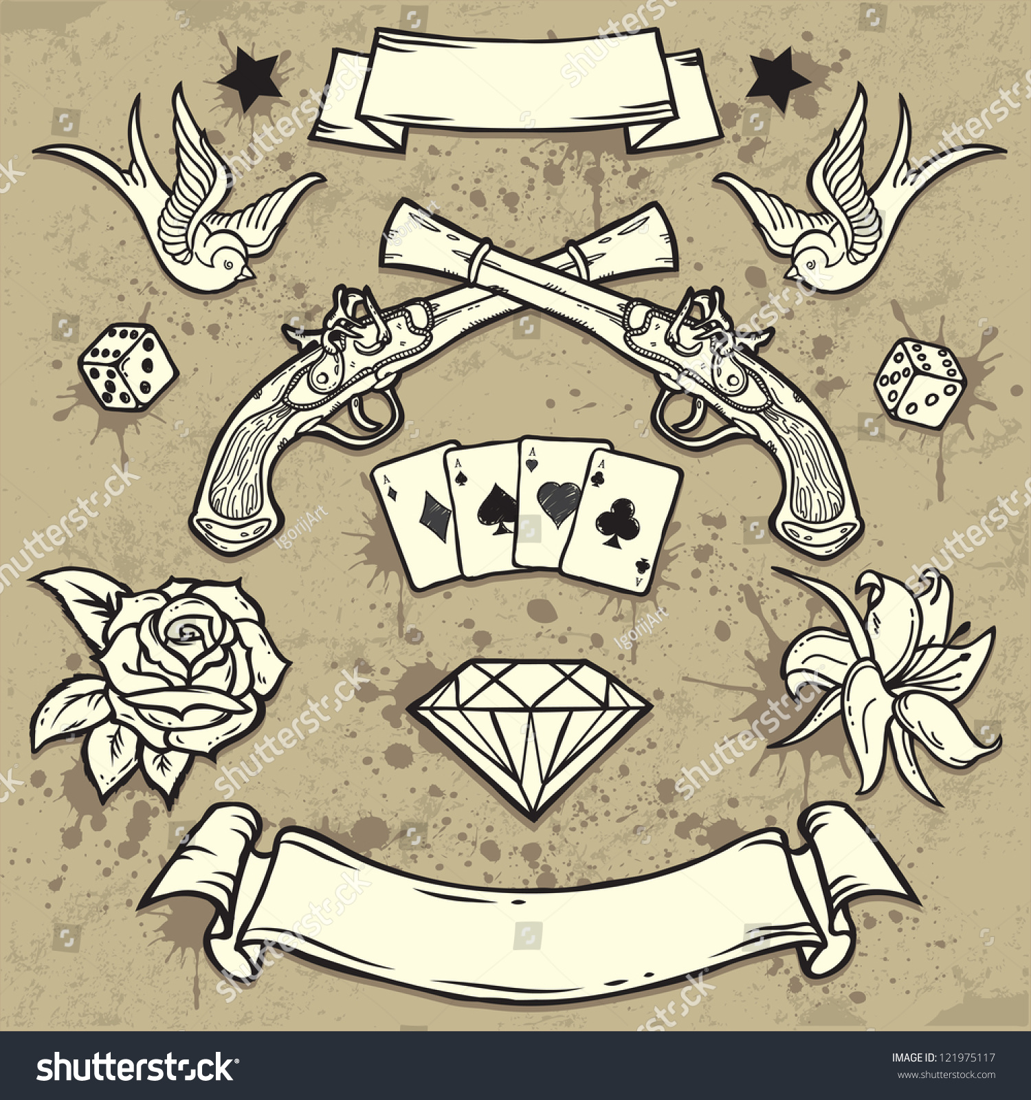 3495件の「old School Tattoo Banner」の画像、写真素材、ベクター画像 Shutterstock
