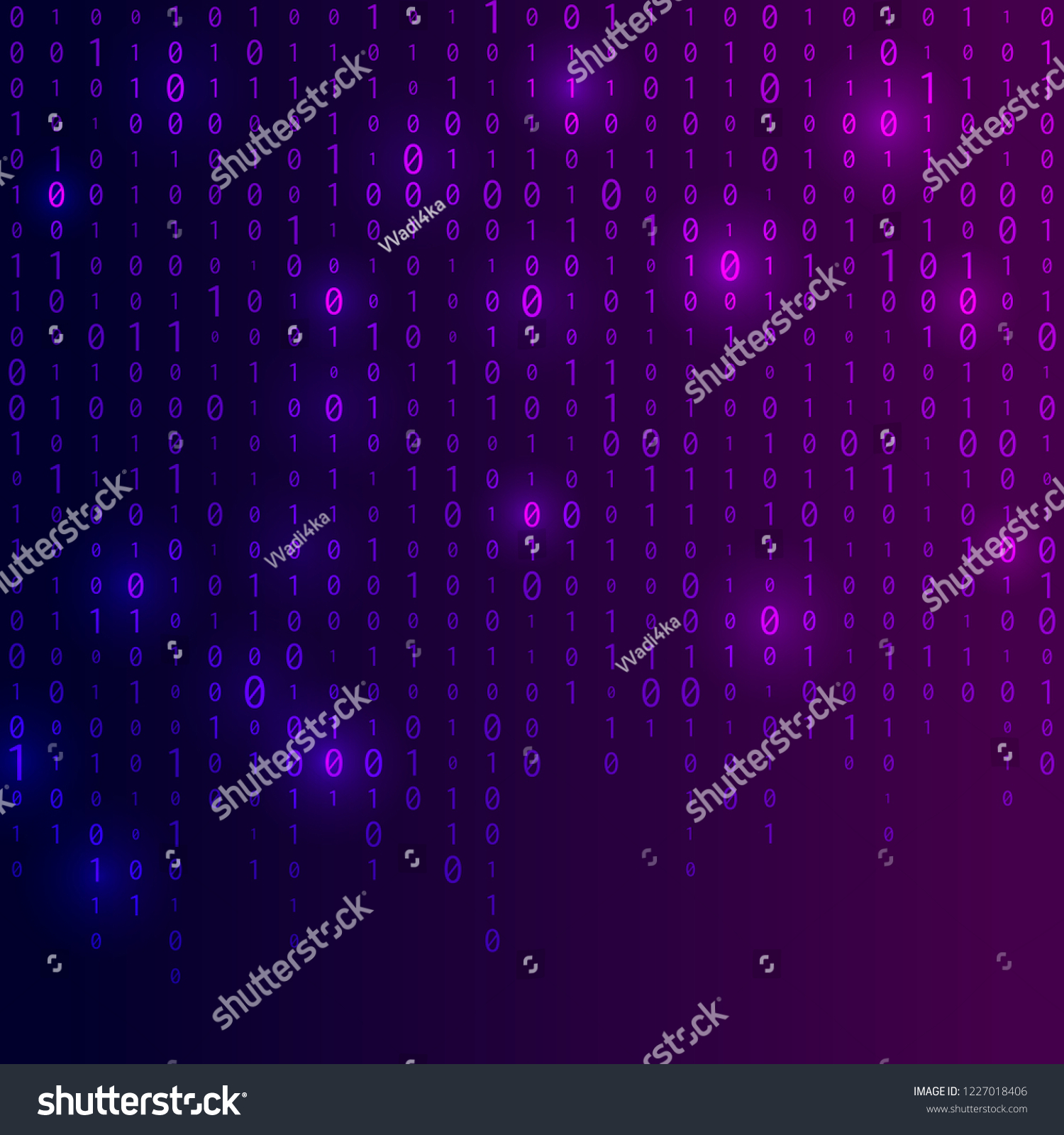 Vector Streaming Binary Code Background Stock Vector Royalty Free 1227018406 Shutterstock