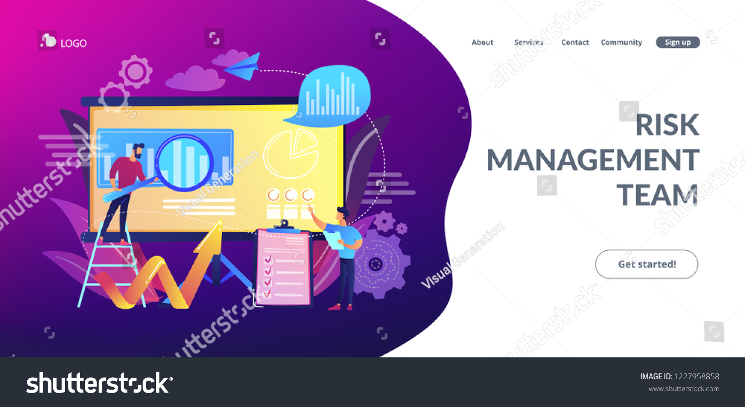 Vektor Stok Workgroup Admit Identify Measure Prioritize Implement ... Vektor Stok Workgroup Admit Identify Measure Prioritize Implement ...