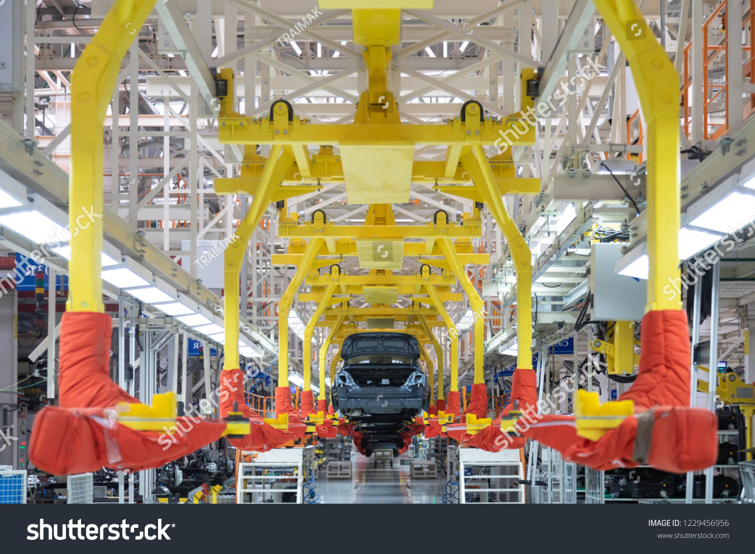 Transfer Car Body Robotic Equipment Makes Stock Photo 1229456956 ... Transfer Car Body Robotic Equipment Makes Stock Photo 1229456956 ...