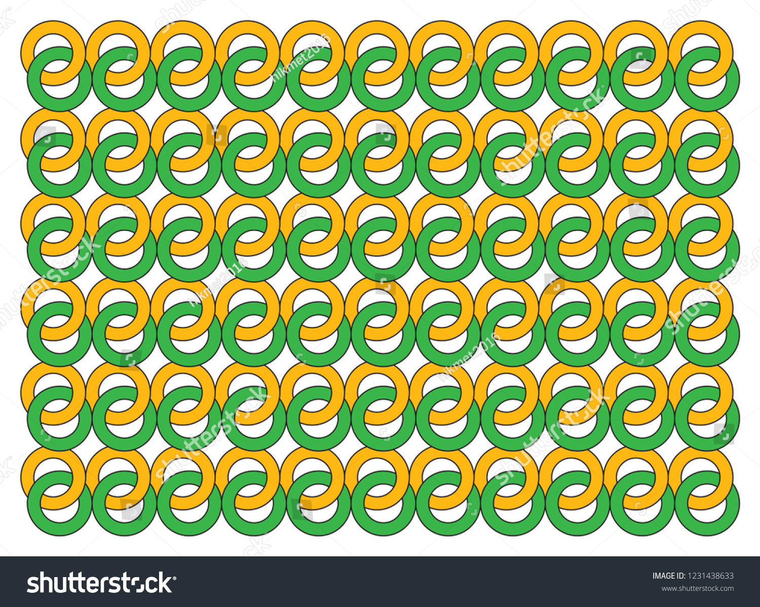 Nested Ring Pattern Vector Stock Vector (Royalty Free) 1231438633 ...