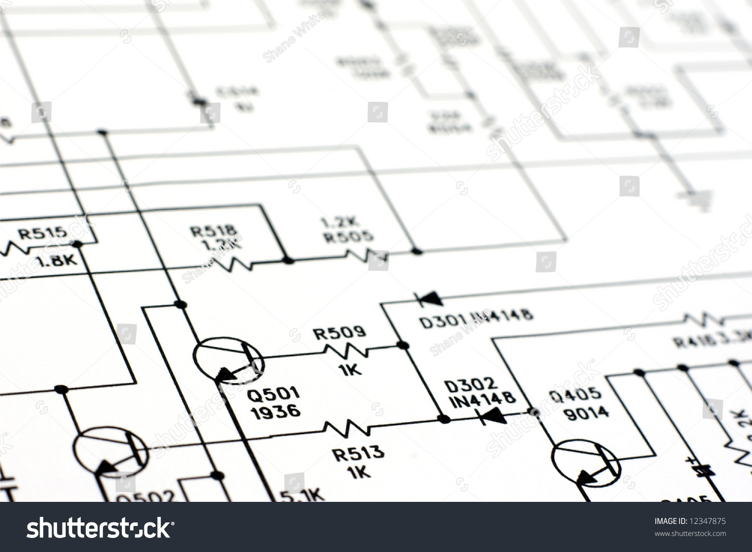 Electronic Schematic Diagram Ideal Technology Background Stock Photo ... Electronic Schematic Diagram Ideal Technology Background Stock Photo ...