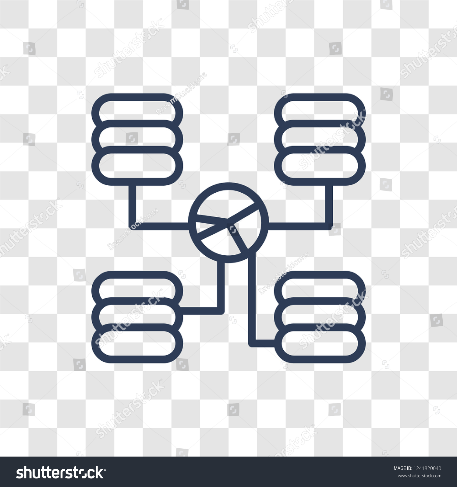 Database Interconnected Icon Trendy Linear Database Stock Vector ... Database Interconnected Icon Trendy Linear Database Stock Vector ...
