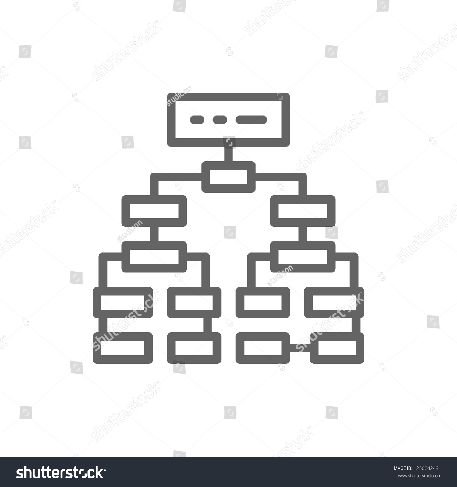 Vector Program Algorithm Flowchart Plan Workflow เวกเตอร์สต็อก ปลอดค่าลิขสิทธิ์ 1250042491