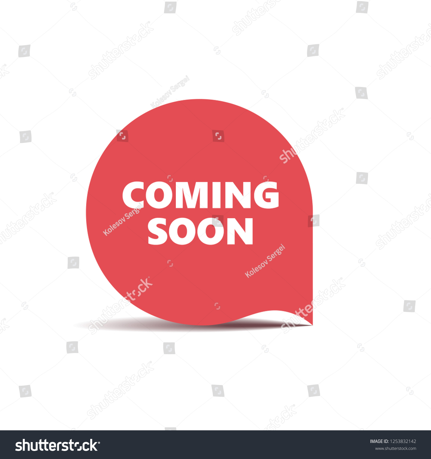 Red Round Sticker Vector Illustration Stock Vector (Royalty Free ... Red Round Sticker Vector Illustration Stock Vector (Royalty Free ...