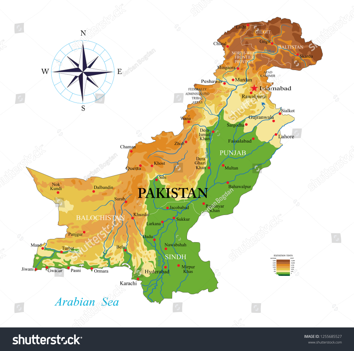 Pakistan Physical Map 库存矢量图(免版税)1255685527 | Shutterstock Pakistan Physical Map 库存矢量图(免版税)1255685527 | Shutterstock