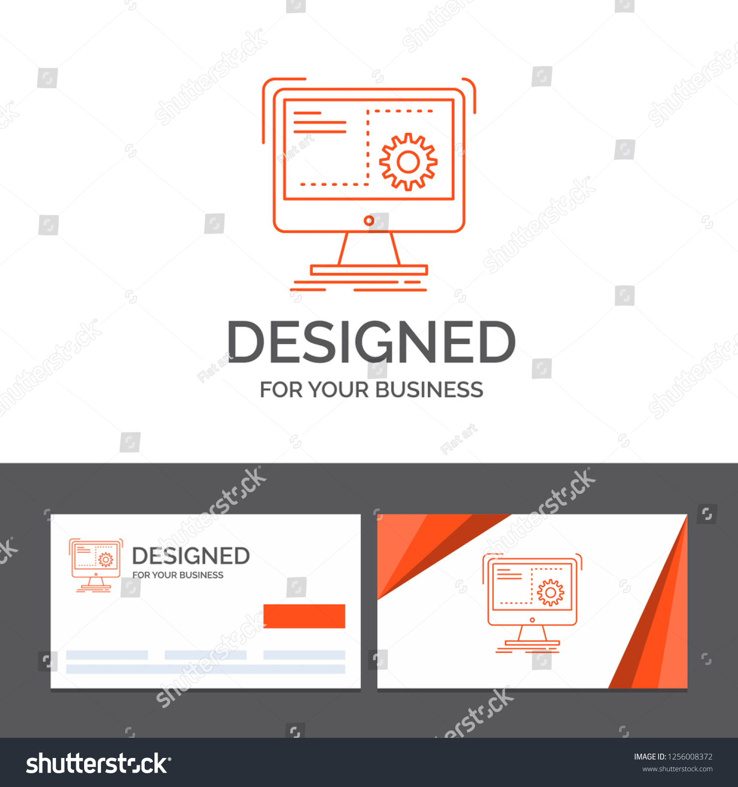 Business Logo Template Command Computer Function Stock Vector (Royalty Free) 1256008372 ...