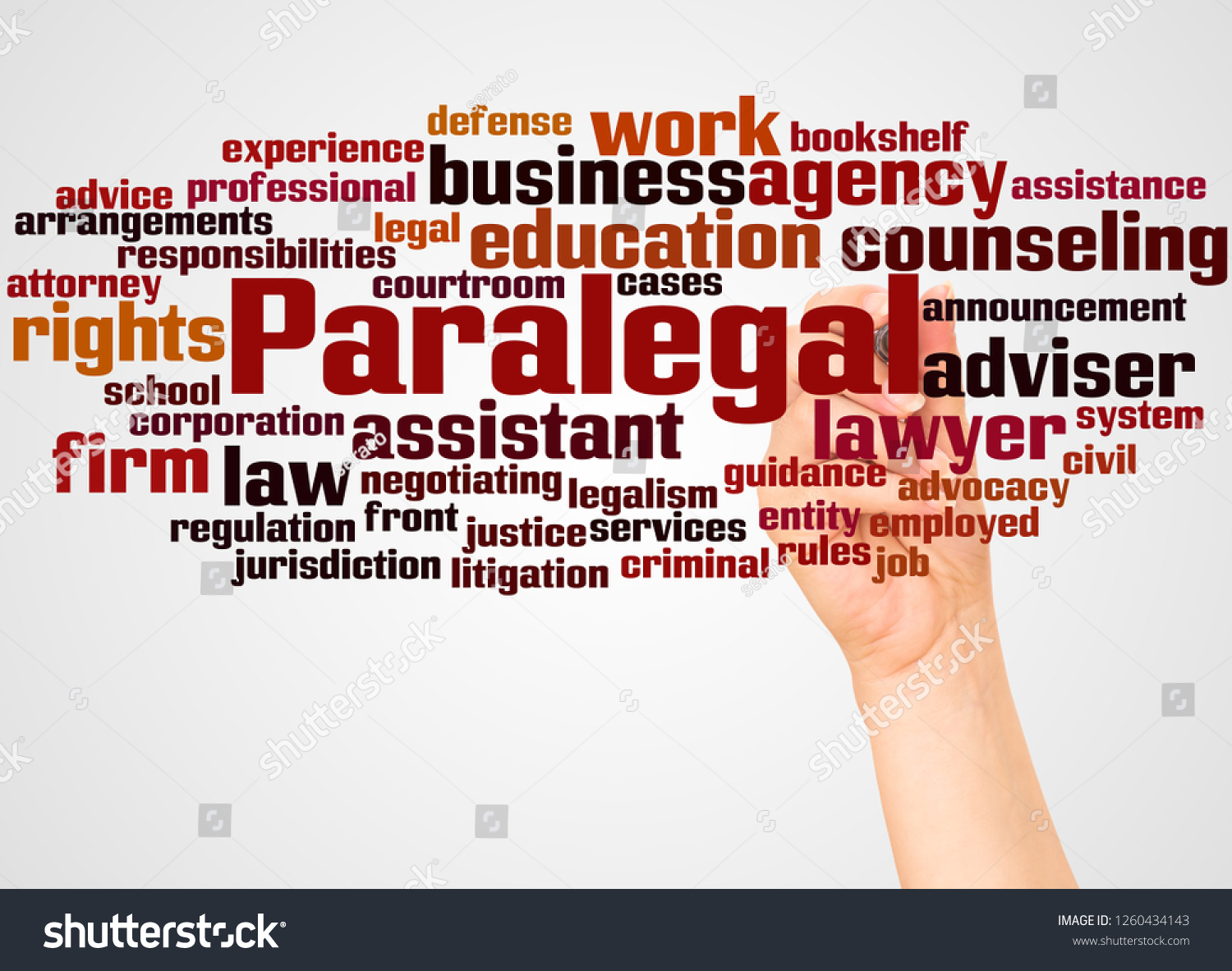 Paralegal Word Cloud Hand Marker Concept Stock Photo 1260434143 ... Paralegal Word Cloud Hand Marker Concept Stock Photo 1260434143 ...