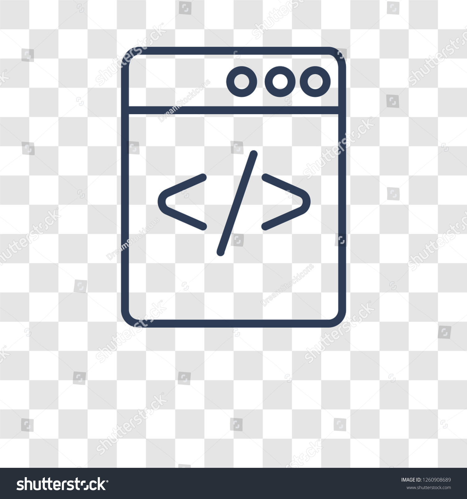 Css Icon Trendy Css Logo Concept Stock Vector Royalty Free 1260908689 Shutterstock