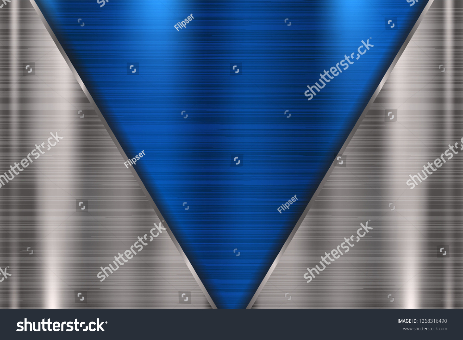 Metal Background Blue Center Element Vector: vector de stock (libre de ... Metal Background Blue Center Element Vector: vector de stock (libre de ...