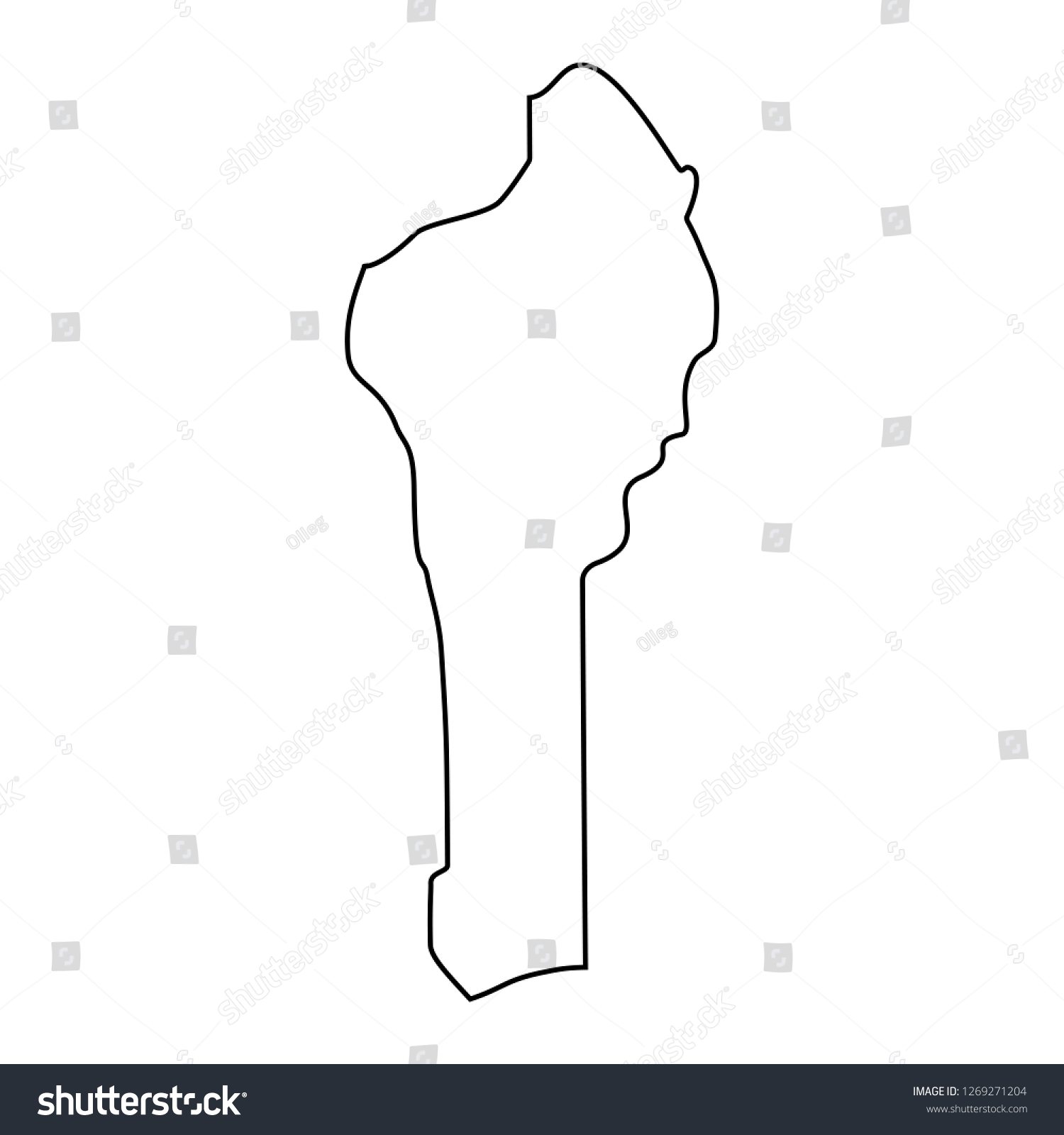 Vektor Stok Map Benin Outline Silhouette Benin Map (Tanpa Royalti ... Vektor Stok Map Benin Outline Silhouette Benin Map (Tanpa Royalti ...