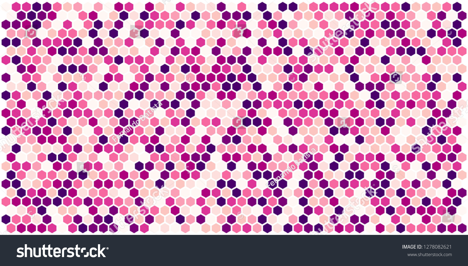 Hexagon Grid Background Texture Pattern Colorful Stock Vector Royalty Free 1278082621