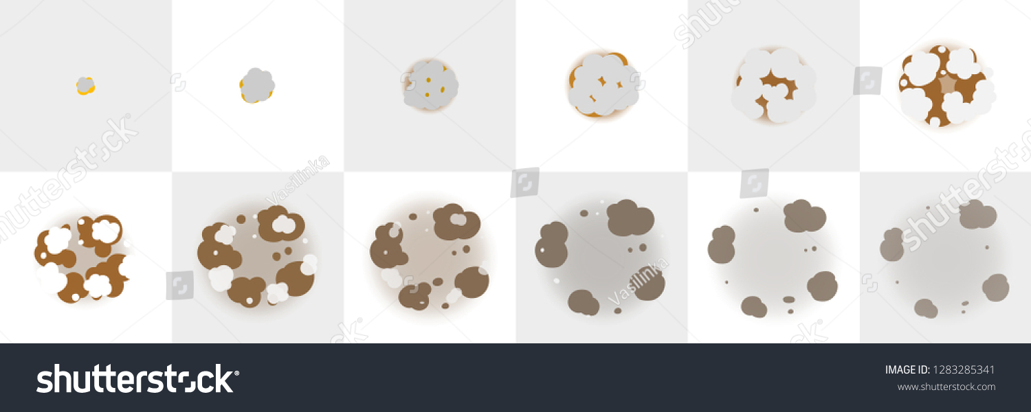 Explosion Sequence Animation Sprite Sheet Vector: Vector có sẵn (miễn ...