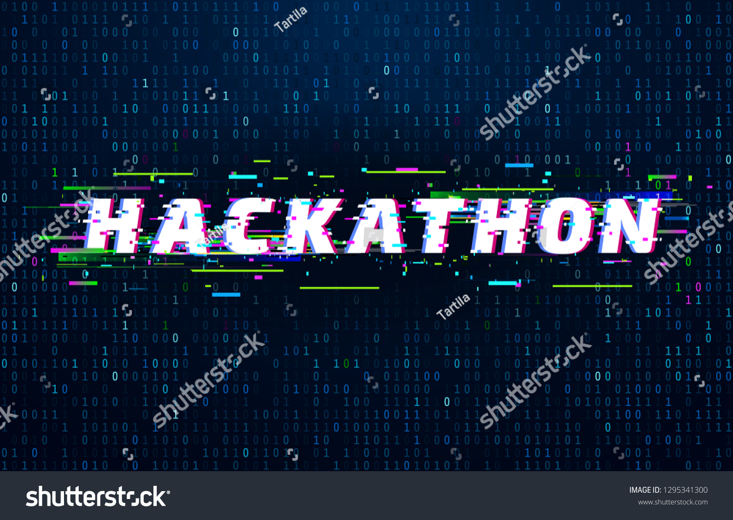Hackathon Background Hack Marathon Coding Event Stock Vector (Royalty ...