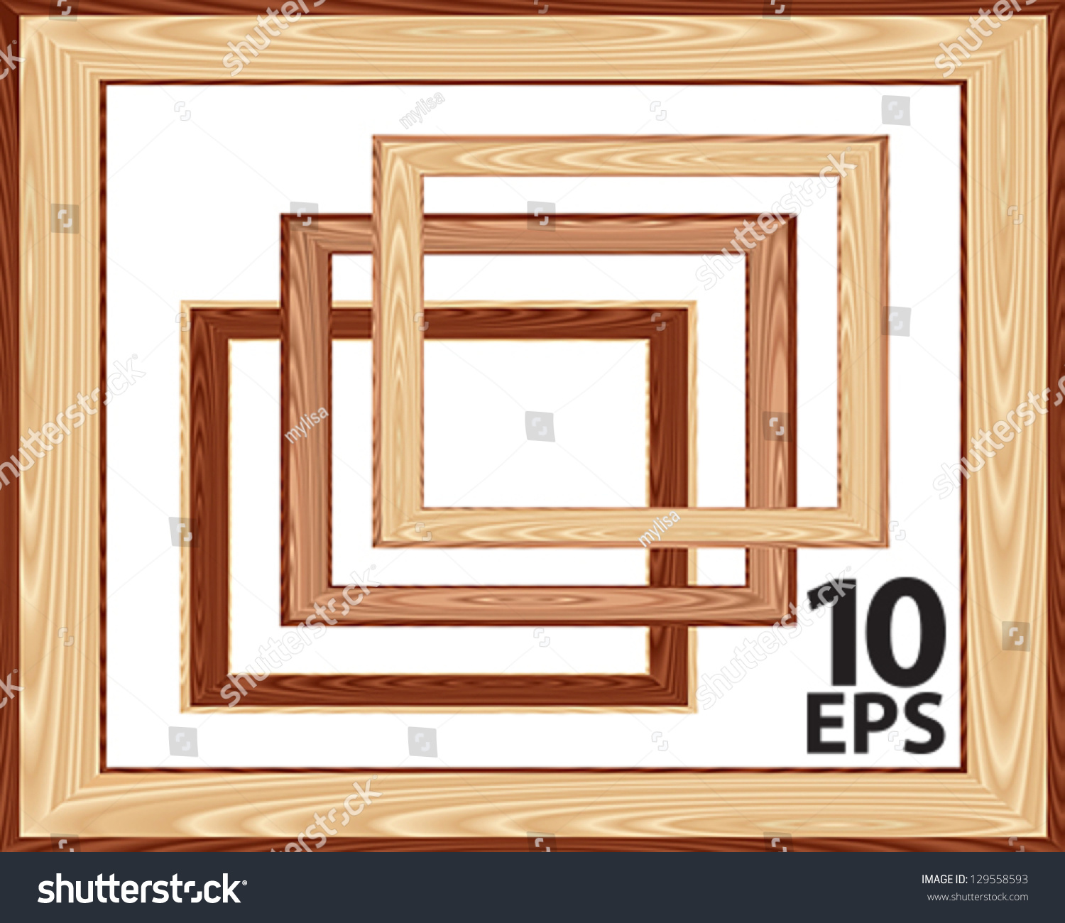 Frames Vector Illustration Stock Vector (Royalty Free) 129558593 ...