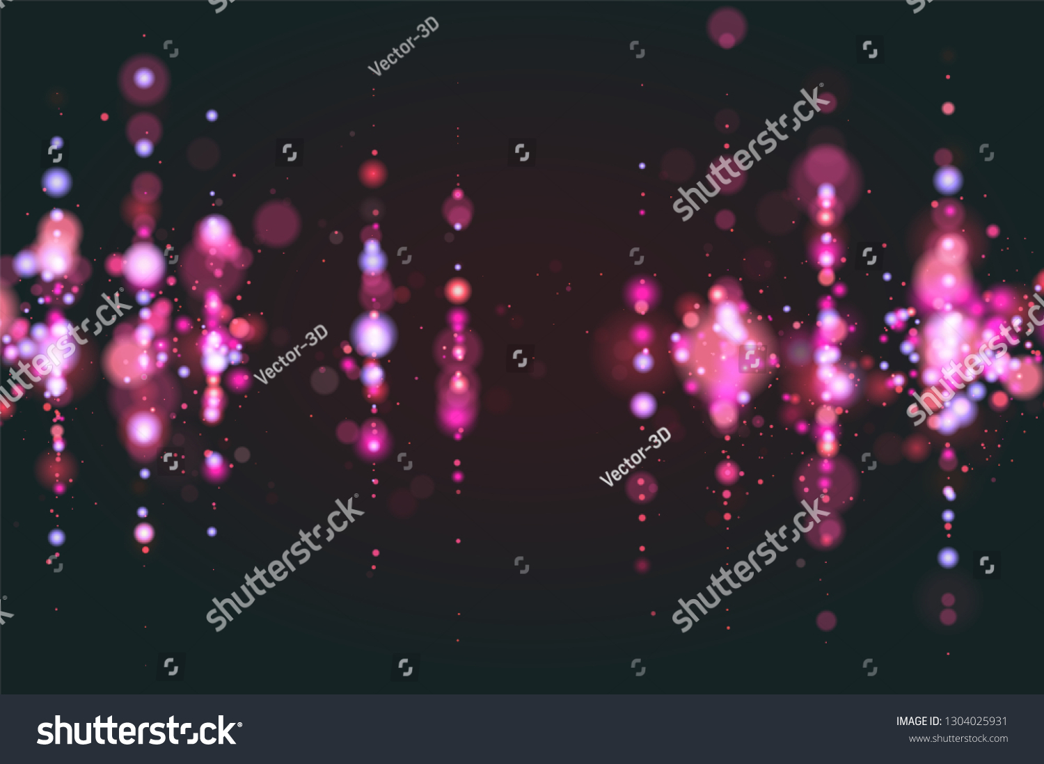 Pink Bokeh Sparkle Glitter Lights Luxury Stock Vector Royalty Free