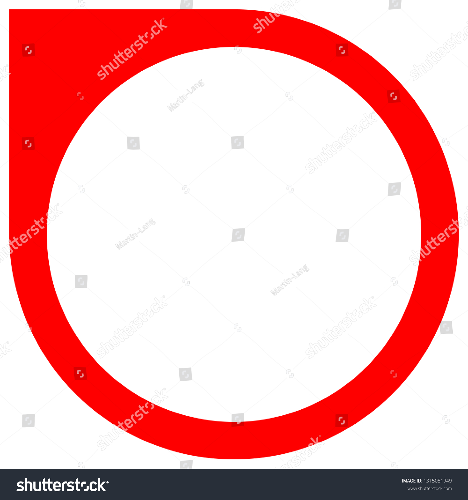 Red Circle Map Pointer Stock Vector (Royalty Free) 1315051949 ...