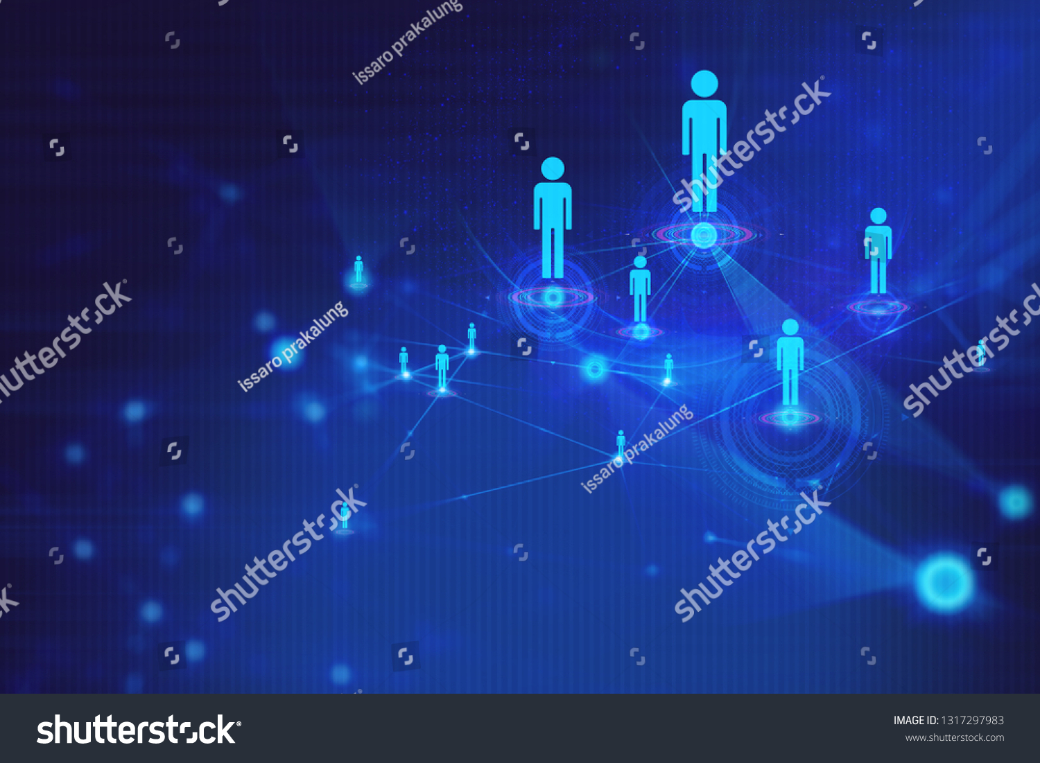 Computer Networking Background Deep Learning Data Stock Illustration ...
