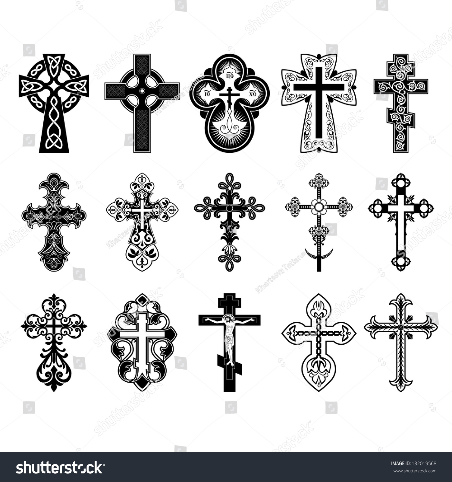 Set Crosses Vector Eps 10 Stock Vector (Royalty Free) 132019568 ... Set Crosses Vector Eps 10 Stock Vector (Royalty Free) 132019568 ...