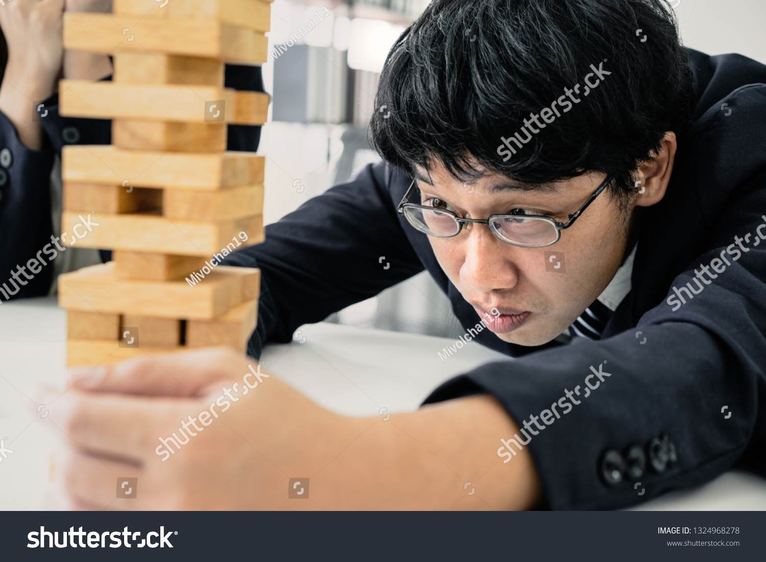 Solving Problem Concept Man Thinking Ideas Stock Photo 1324968278 ... Solving Problem Concept Man Thinking Ideas Stock Photo 1324968278 ...
