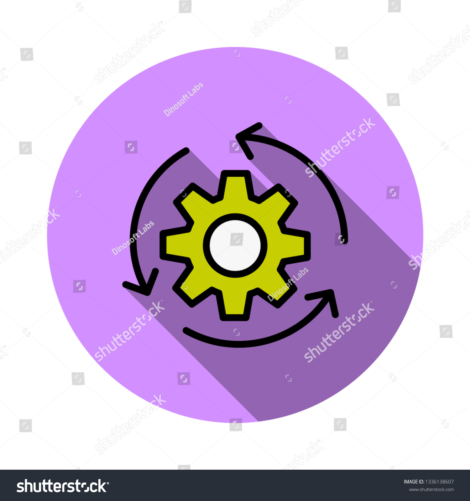 Process Setting Reload Stock Vector (Royalty Free) 1336138607 ...