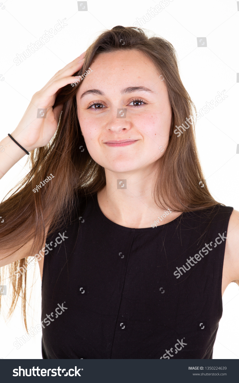 Young Beautiful Long Hairs Pretty Student Stock Photo 1350224639 ... Young Beautiful Long Hairs Pretty Student Stock Photo 1350224639 ...