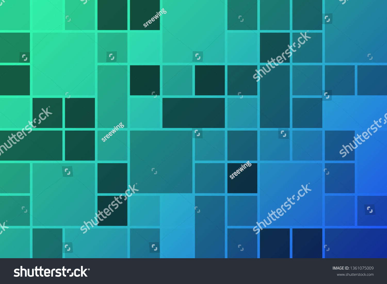 Randomized Square Pattern Abstract Gradient Background Stock Vector ...