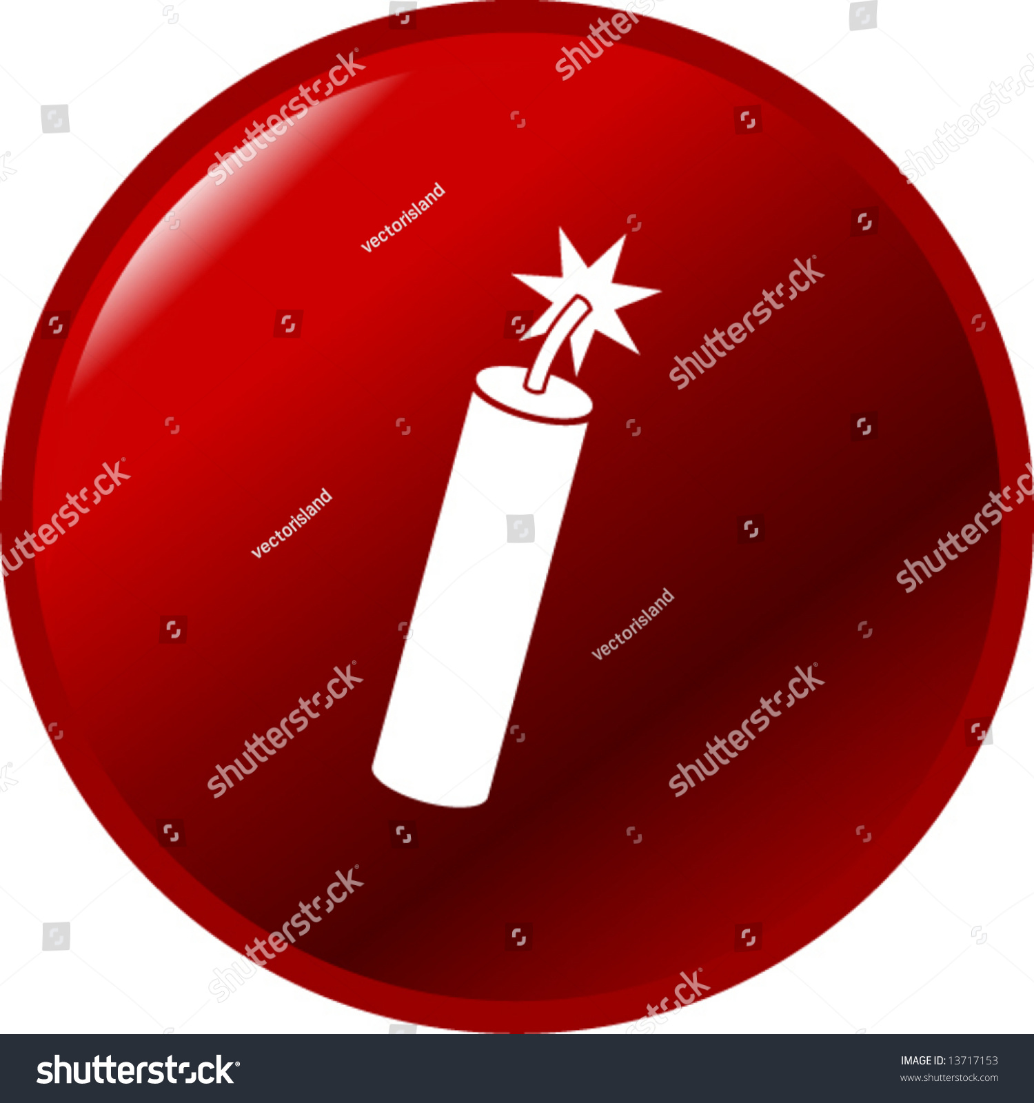 Dynamite Button Stock Vector (Royalty Free) 13717153 | Shutterstock