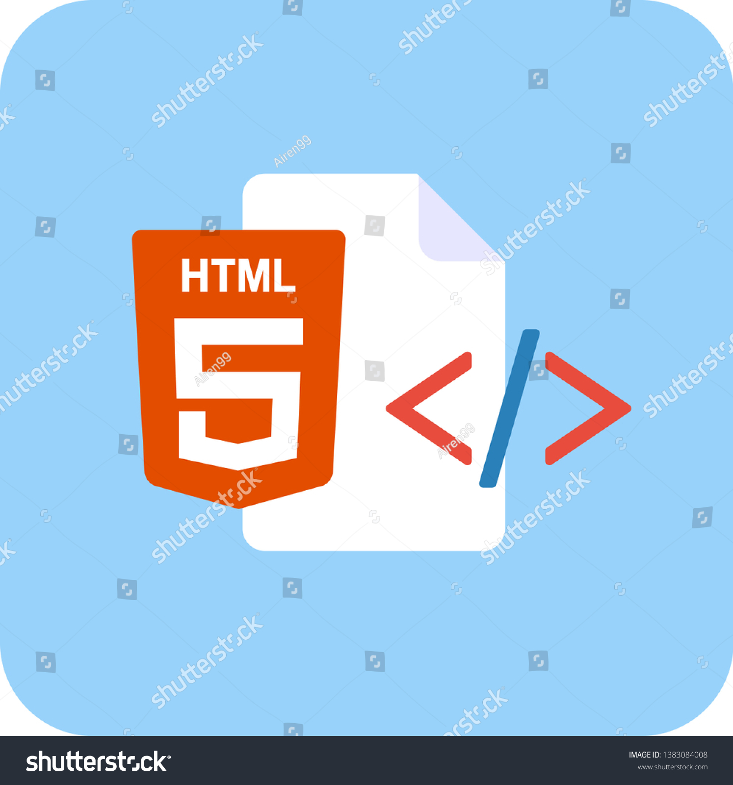 Html5 Coding Vector Art Flat Design: เวกเตอร์สต็อก (ปลอดค่าลิขสิทธิ์ ...