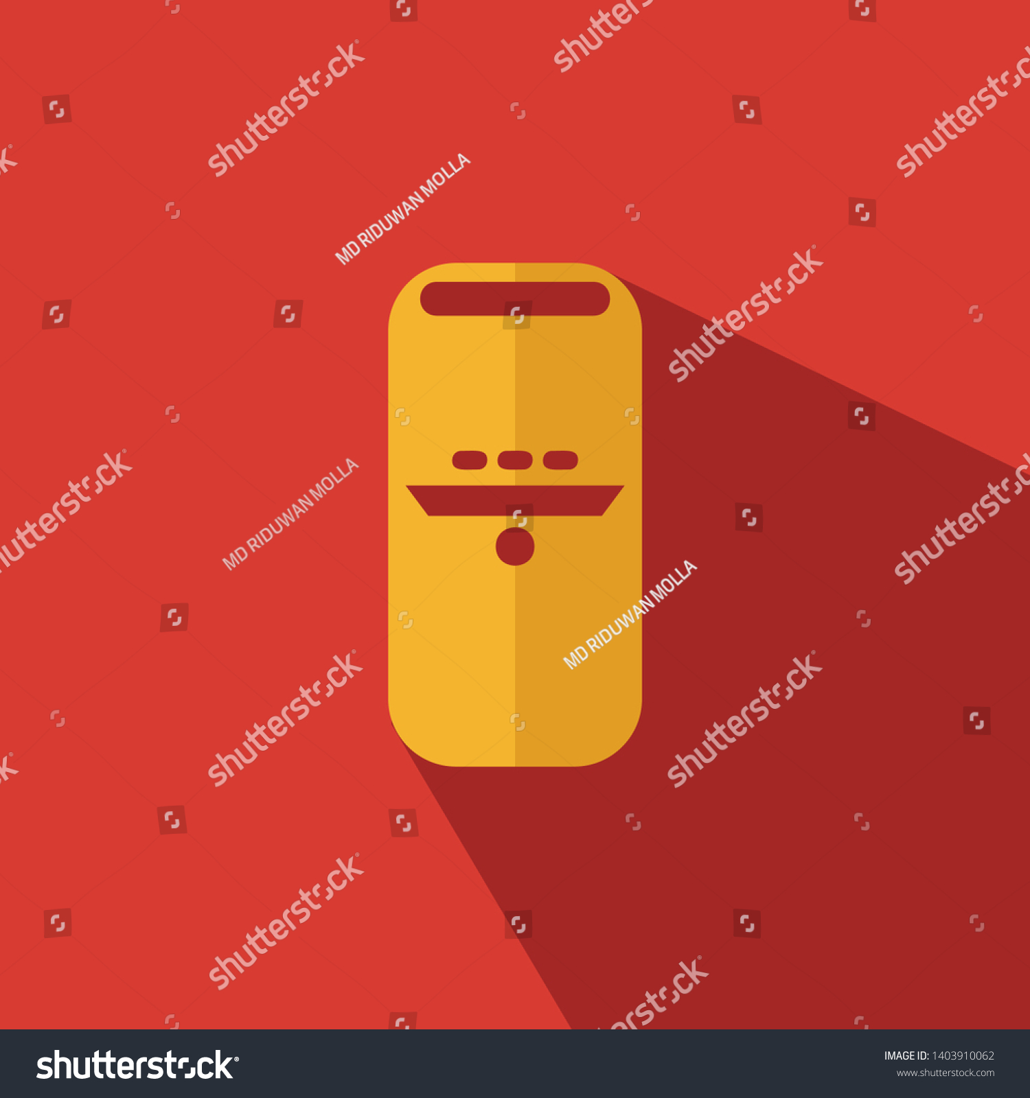 Computer Case Flat Icon Computer Cpu Stock Vector (Royalty Free) 1403910062 | Shutterstock