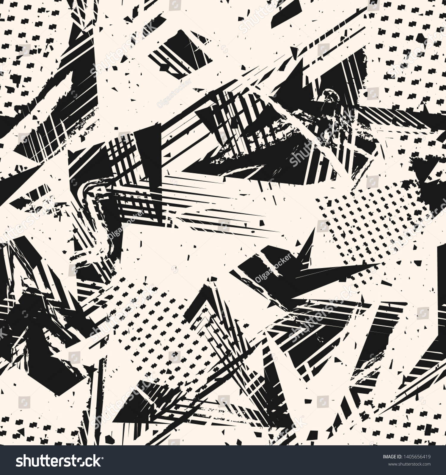 Abstract Monochrome Grunge Seamless Pattern Urban Stock Vector (Royalty ... Abstract Monochrome Grunge Seamless Pattern Urban Stock Vector (Royalty ...