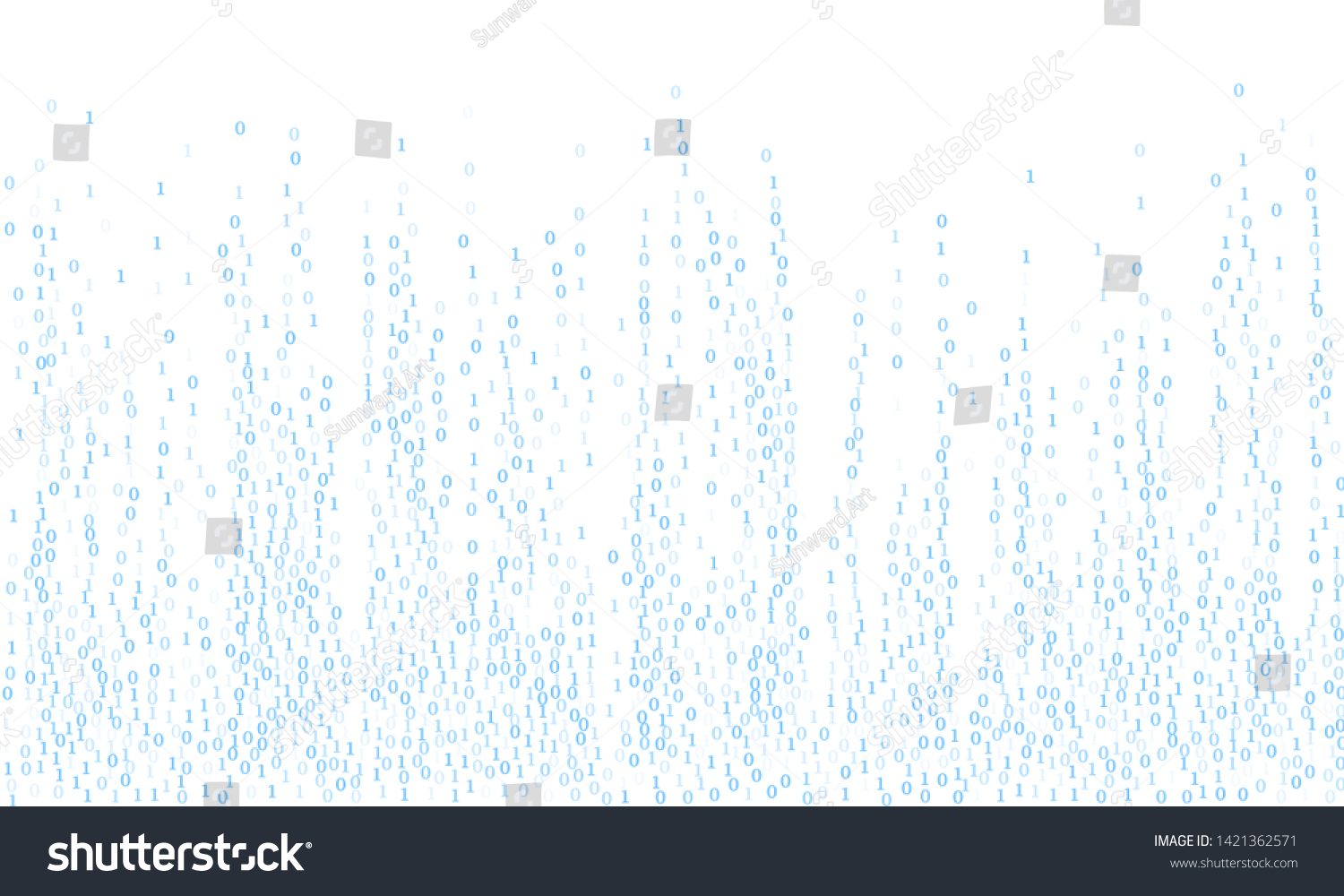 Binary Code Programming Background Hacker Coding Stock Vector Royalty Free 1421362571
