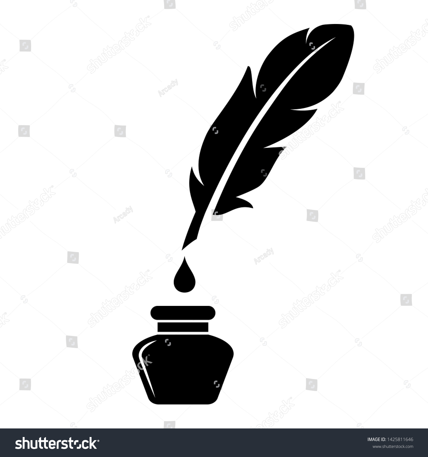 Antique Writing Tools Vector Icon Isolated Stock Vector (Royalty Free ... Antique Writing Tools Vector Icon Isolated Stock Vector (Royalty Free ...