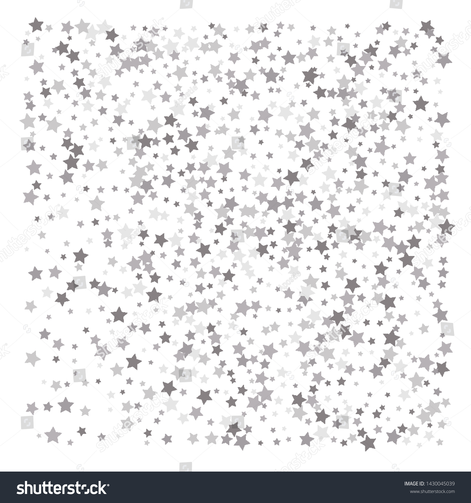 Silver Glitter Falling Stars Silver Sparkle เวกเตอร์สต็อก ปลอดค่า
