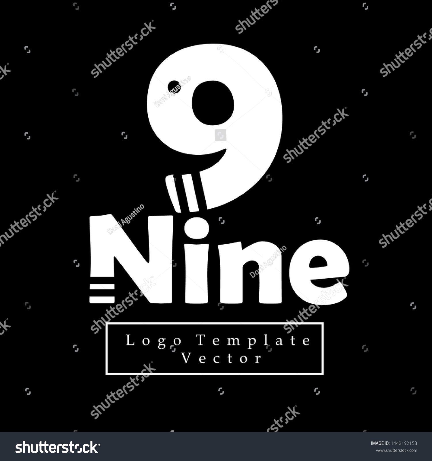 Number Nine Logo Template 9 Logo Stock Vector (Royalty Free) 1442192153 ... Number Nine Logo Template 9 Logo Stock Vector (Royalty Free) 1442192153 ...