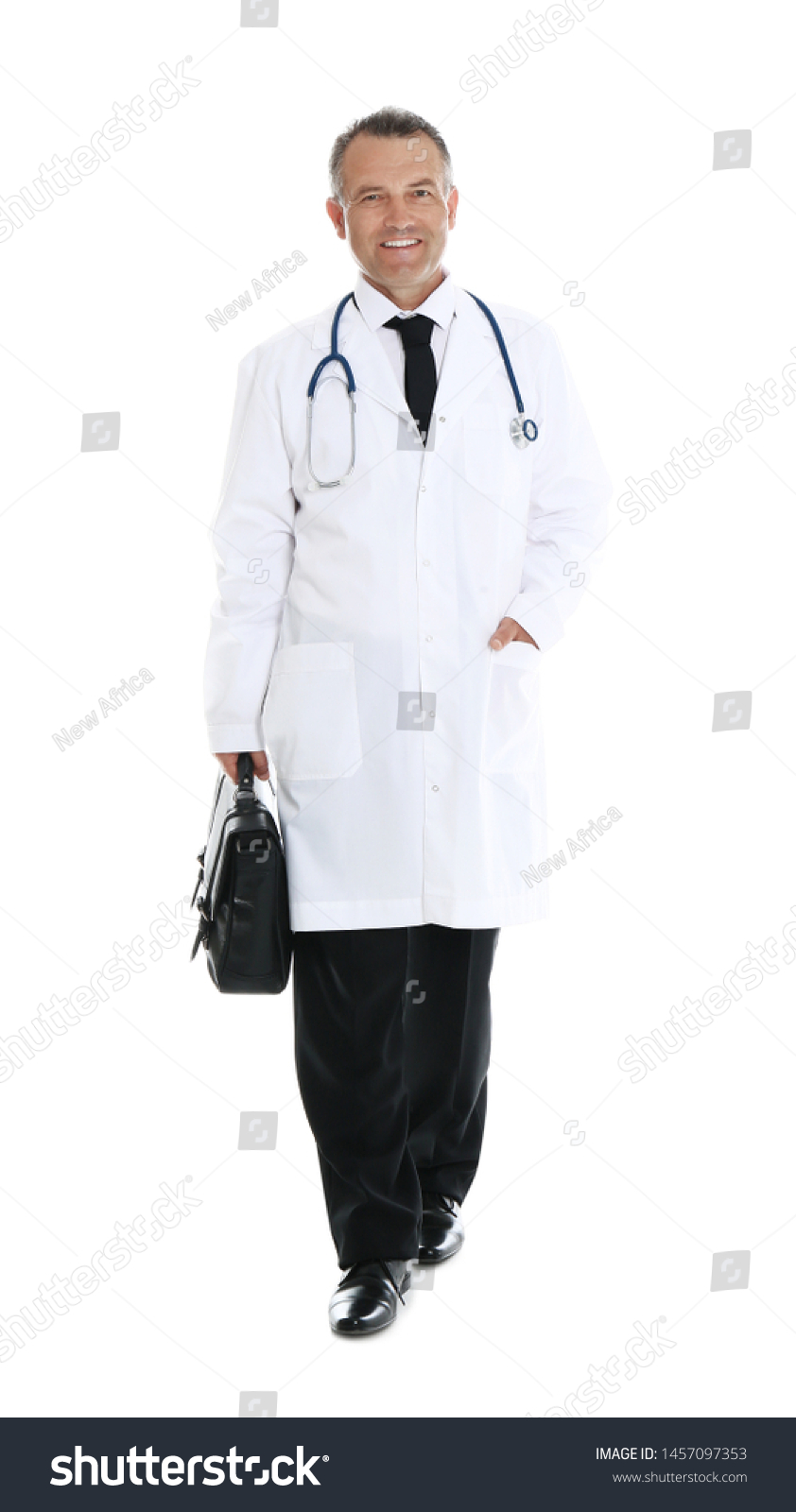 Full Length Portrait Experienced Doctor Uniform Stock Photo 1457097353 ... Full Length Portrait Experienced Doctor Uniform Stock Photo 1457097353 ...