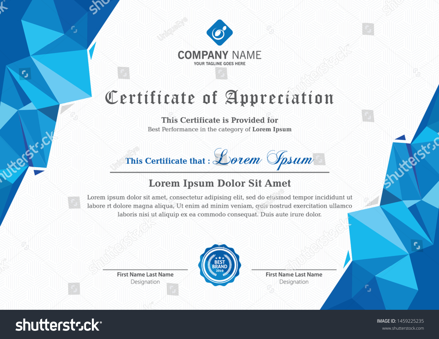 Modern Abstract Certificate Background Design Draw Metro V
