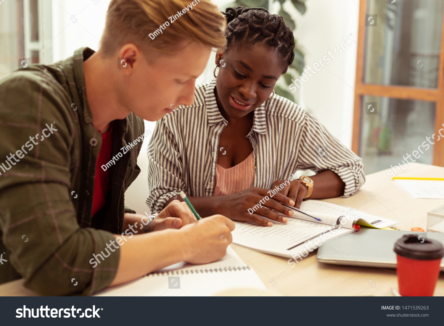 Positive Vibes Attentive Blonde Man Sitting Stock Photo 1471539263 ... Positive Vibes Attentive Blonde Man Sitting Stock Photo 1471539263 ...