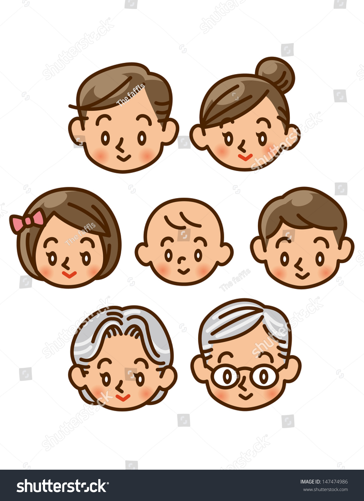 Family Face Icon: ilustración de stock 147474986 | Shutterstock Family Face Icon: ilustración de stock 147474986 | Shutterstock