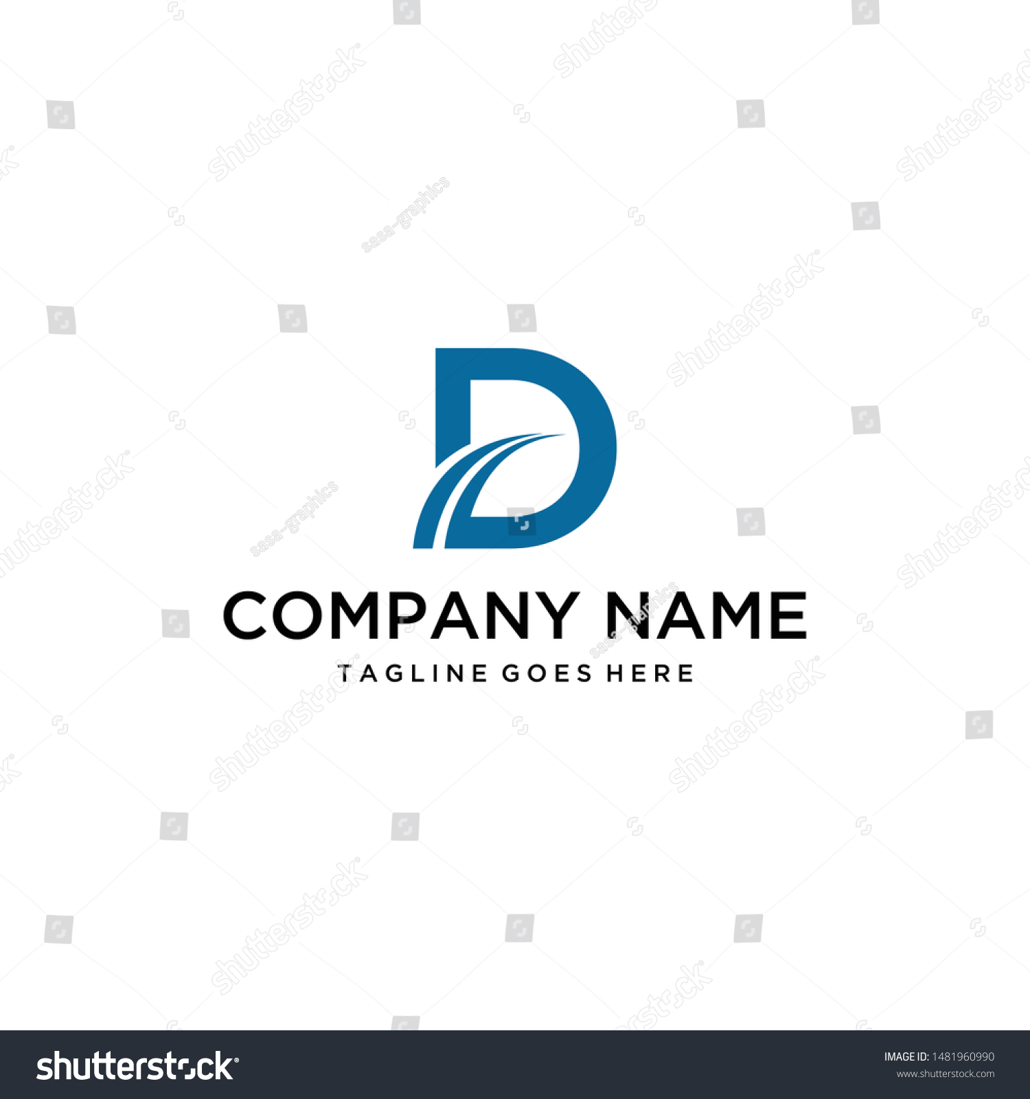Illustration Path Located Letter D Represents Stock Vector (Royalty ... Illustration Path Located Letter D Represents Stock Vector (Royalty ...