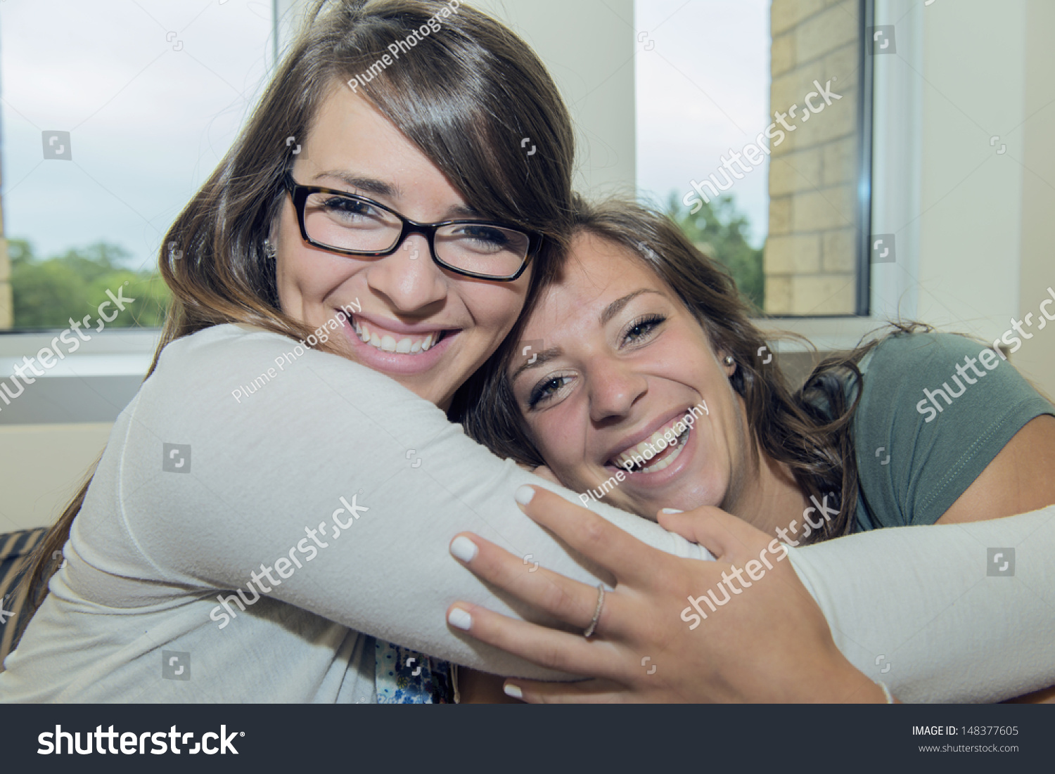Two Girls Hug Each Other Stock Photo 148377605 | Shutterstock Two Girls Hug Each Other Stock Photo 148377605 | Shutterstock