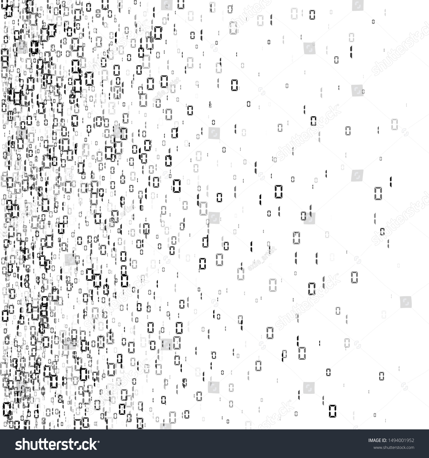 Digital Data Stream Encoding Random Binary Stock Vector (Royalty Free ... Digital Data Stream Encoding Random Binary Stock Vector (Royalty Free ...