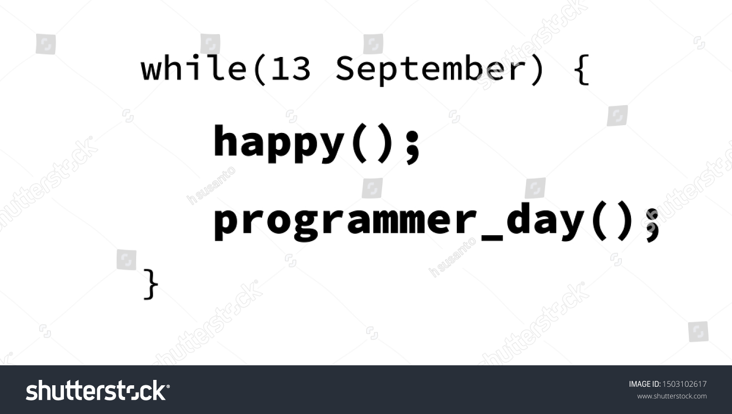 Happy Programmer Day Image Illustration While Stock Vector Royalty Free 1503102617 Shutterstock