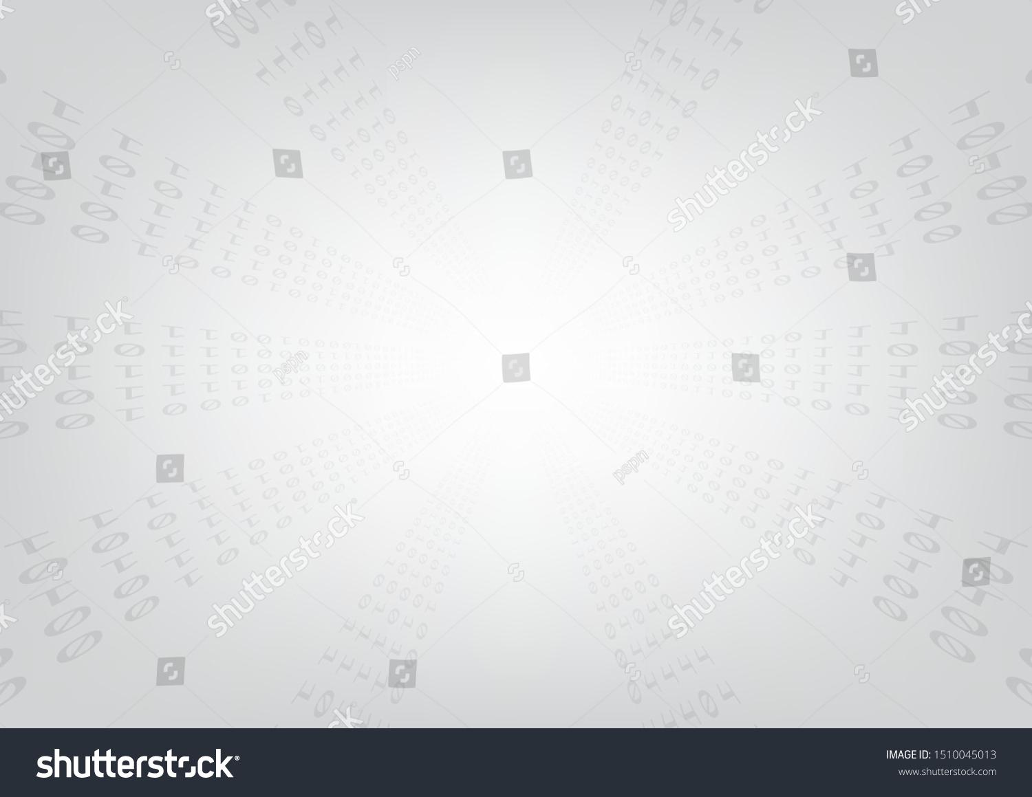 White Background Binary Code Technology Background Stock Vector ...